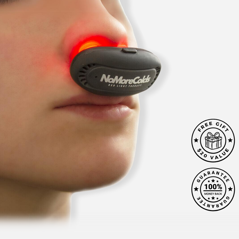 NoMoreColds™ Relief from Colds and Sinusitis with Red Light Therapy